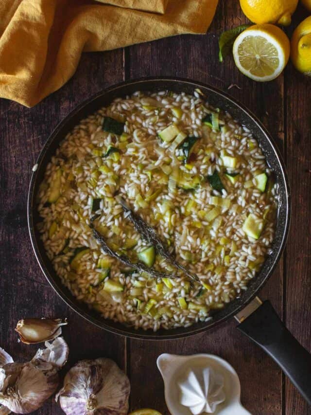 Risotto de Verduras, Receta fácil • Nómadas Gourmet
