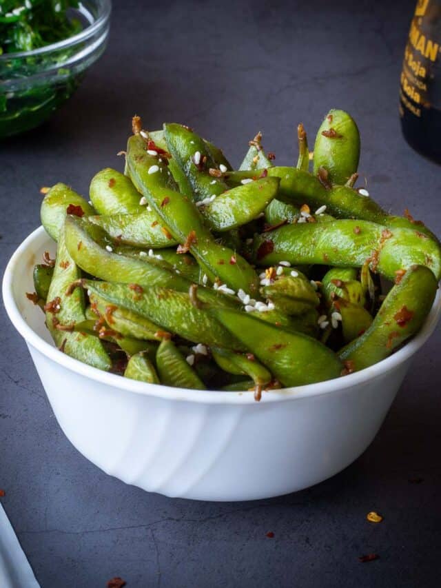 Edamames Asados | Nómadas Gourmet