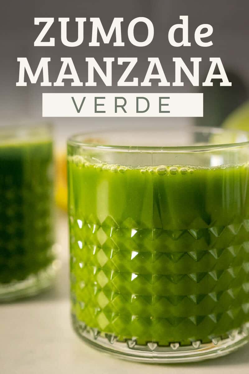 Zumo de Manzana Verde y Espinaca | Nómadas Gourmet
