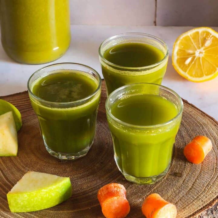 Jugo de Manzana con Zanahoria y Espinaca | Nómadas Gourmet
