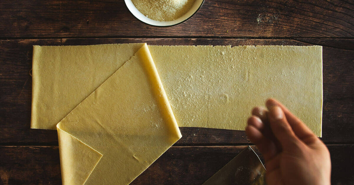 Masa de pasta vegana casera | Nómadas Gourmet