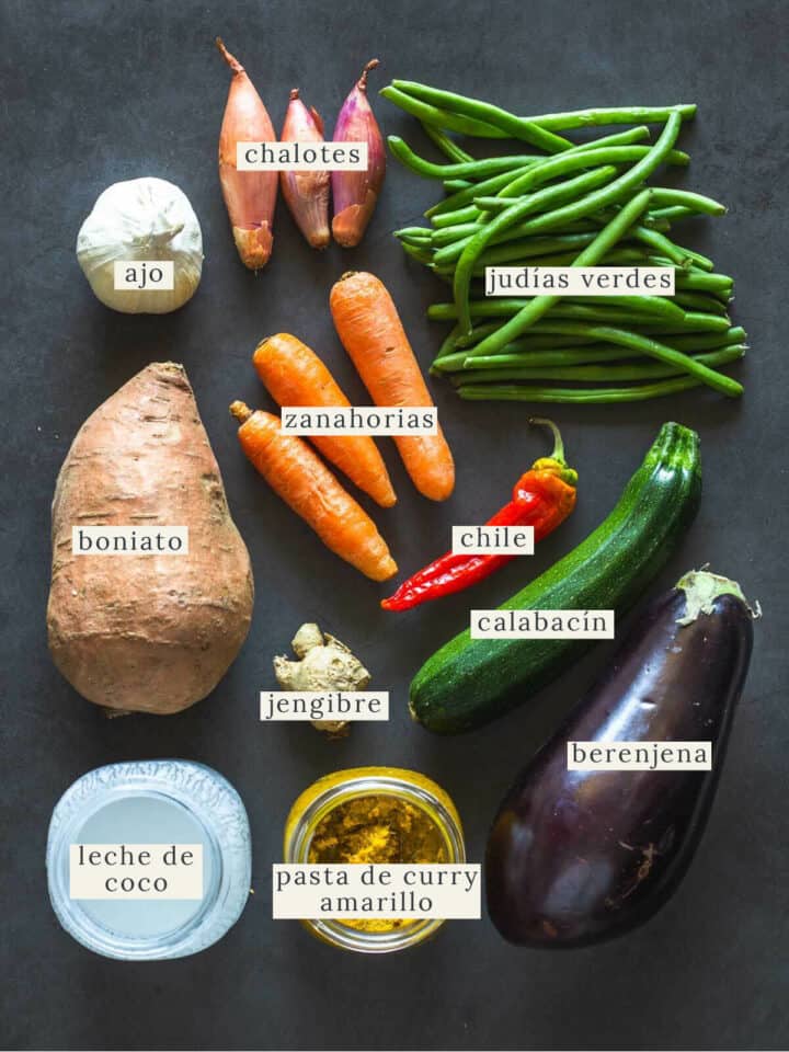 Receta del curry amarillo tailandés • Nómadas Gourmet