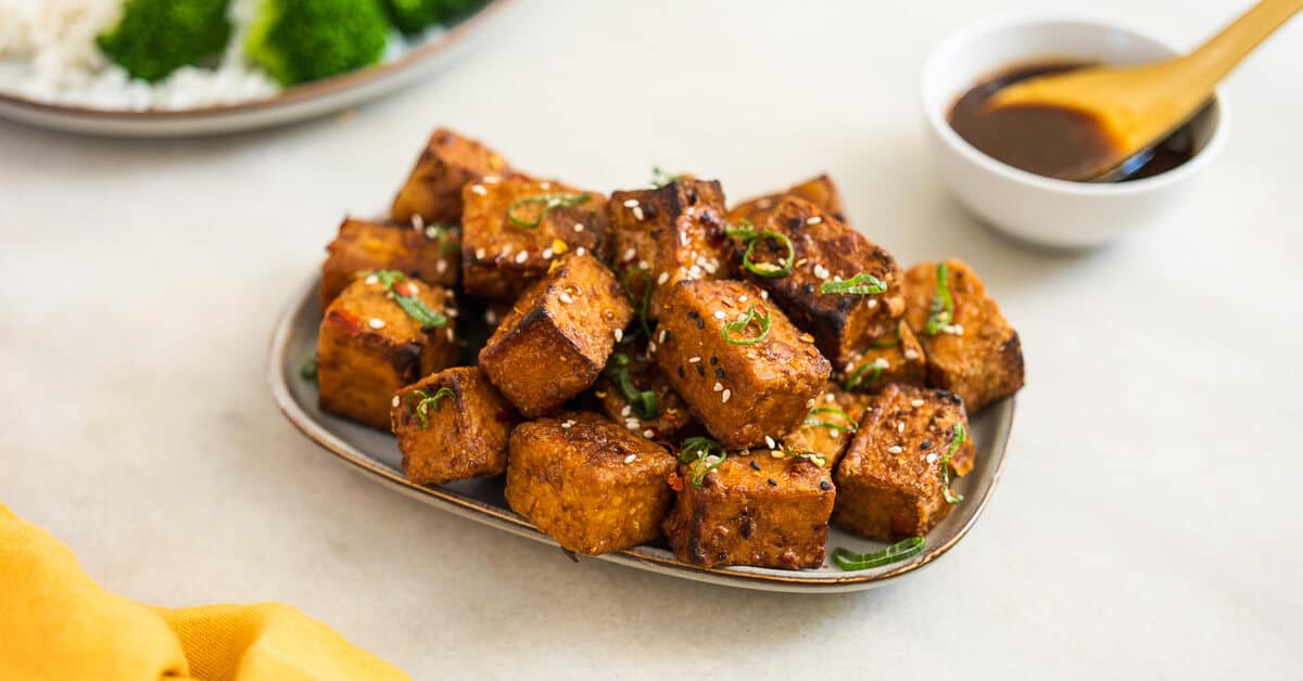 Tofu marinado en Salsa agridulce | Nómadas Gourmet