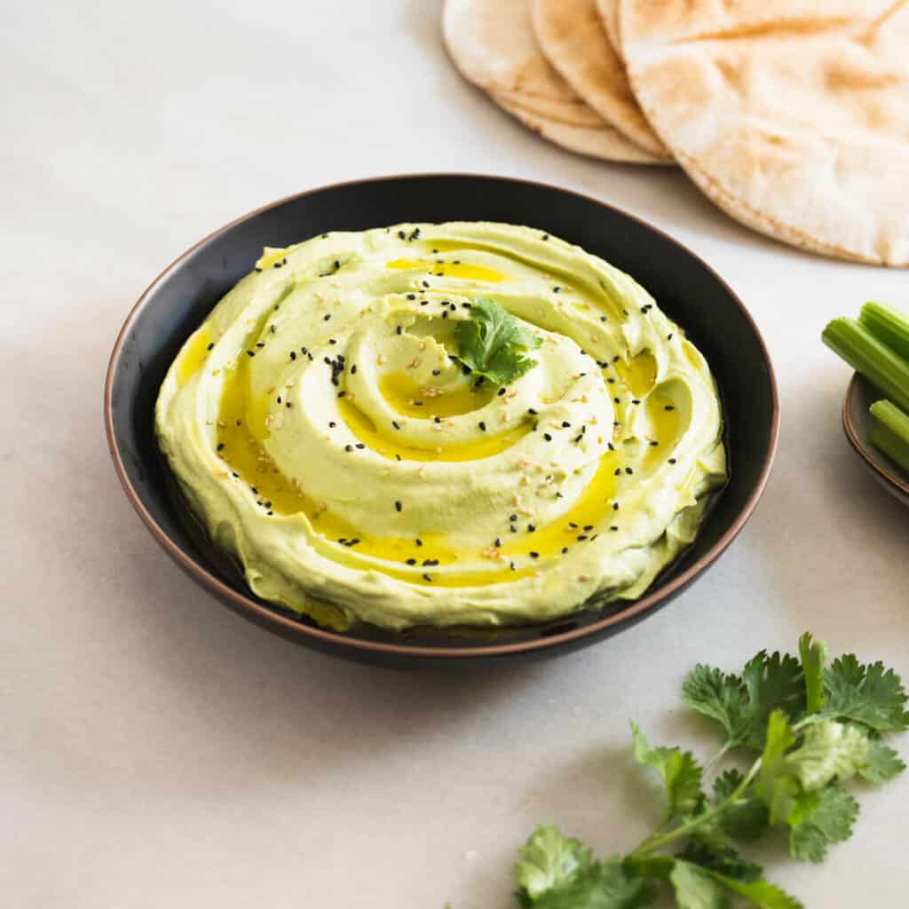 Receta de Hummus de Edamame | Nómadas Gourmet