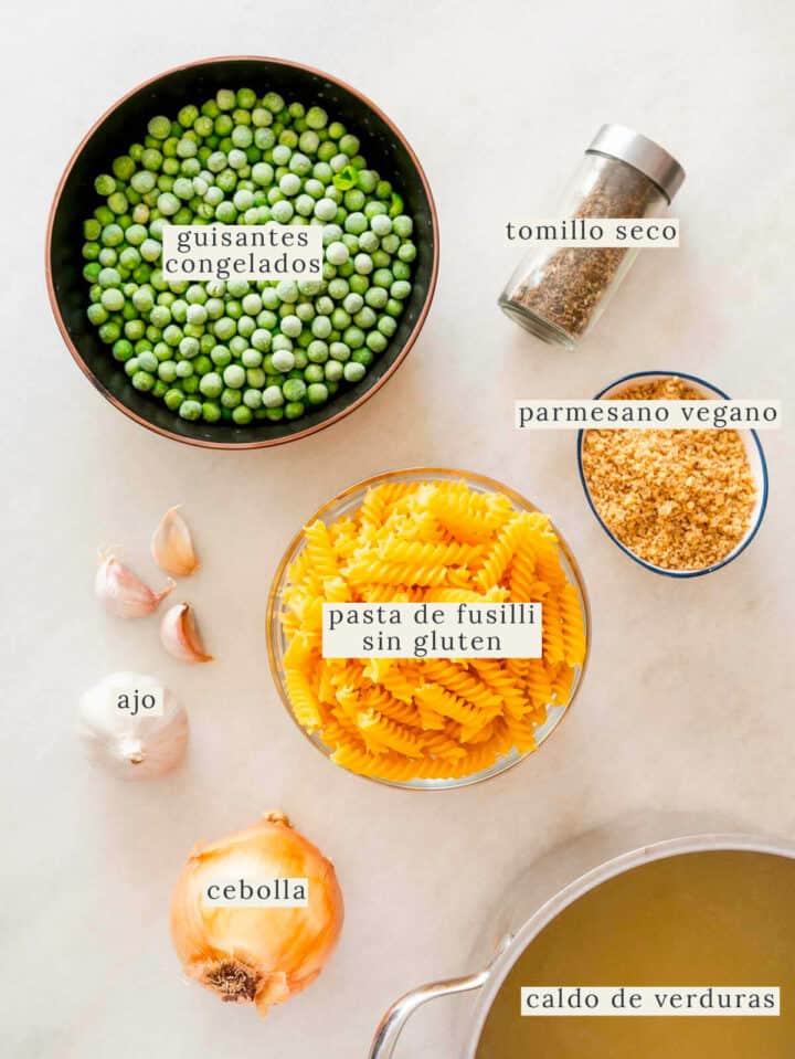 Pasta con Guisantes | Nómadas Gourmet