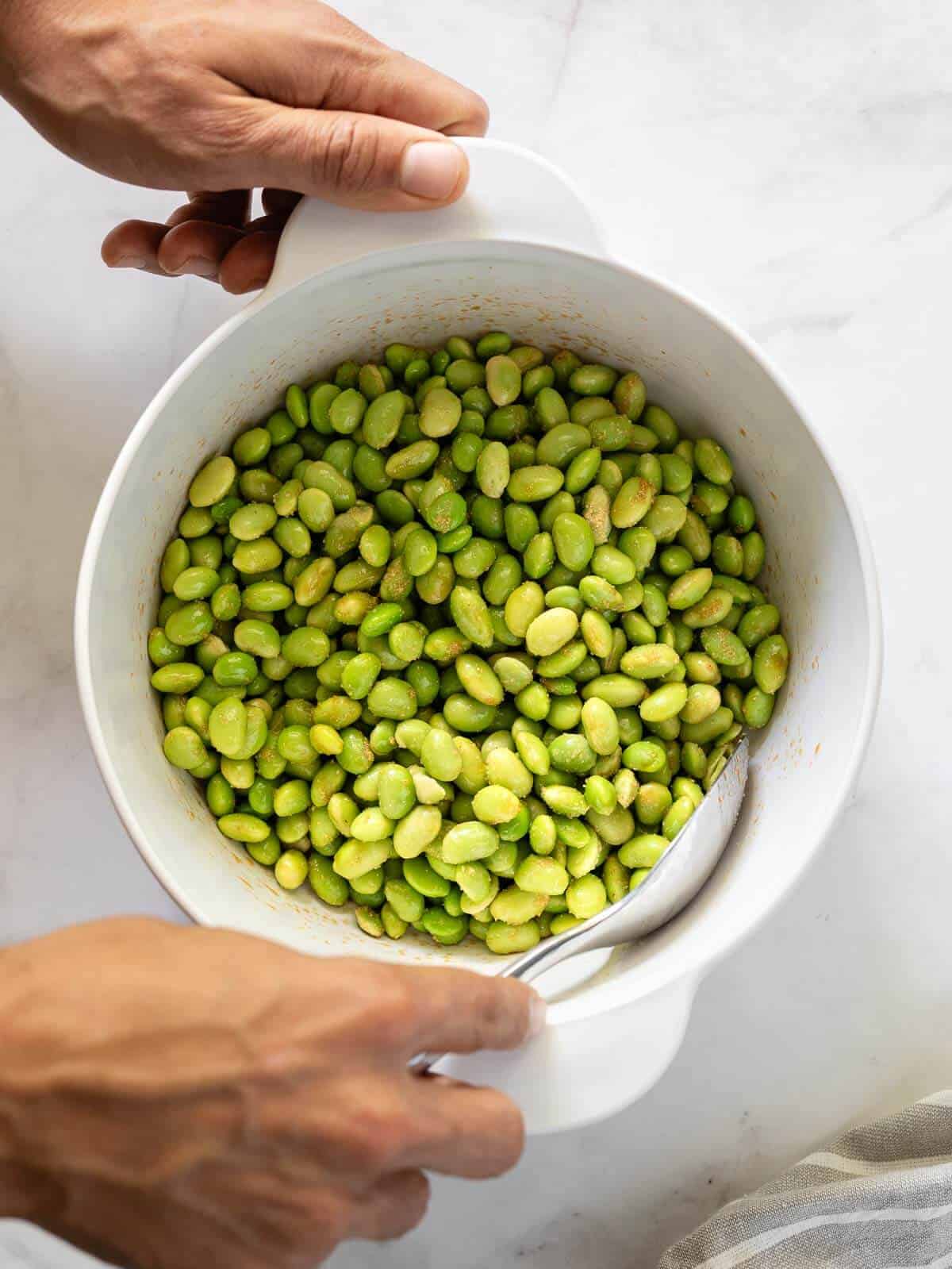 Edamames Asados | Nómadas Gourmet