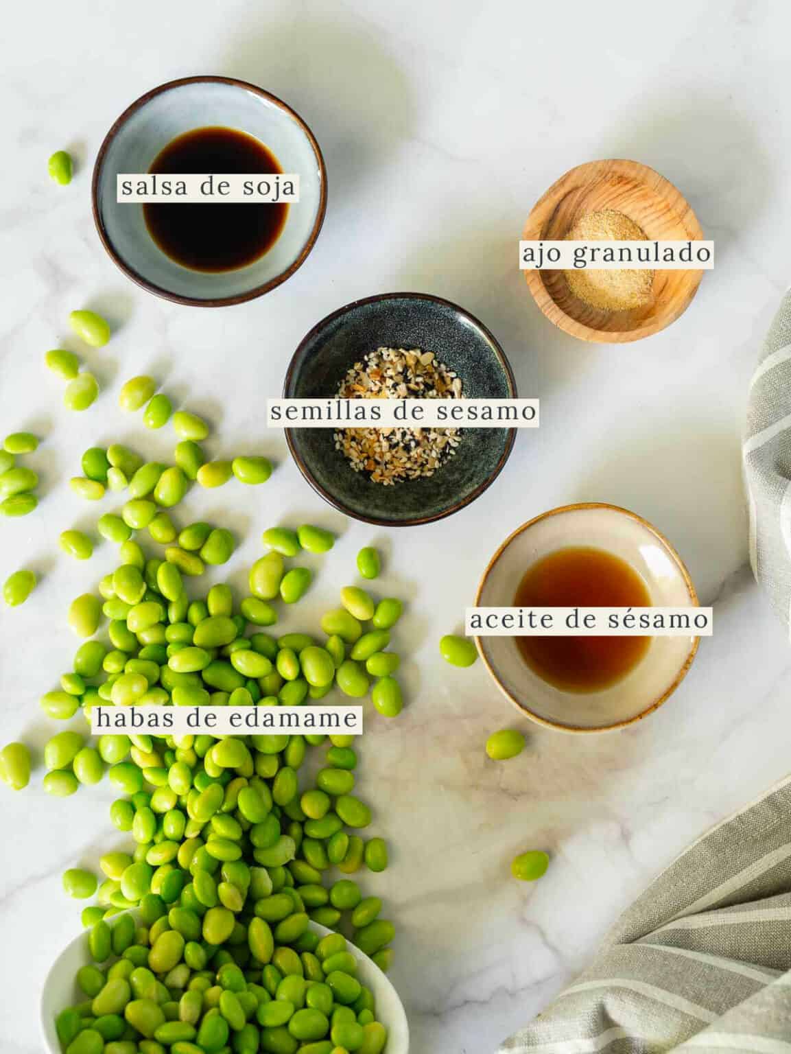 Edamames Asados | Nómadas Gourmet