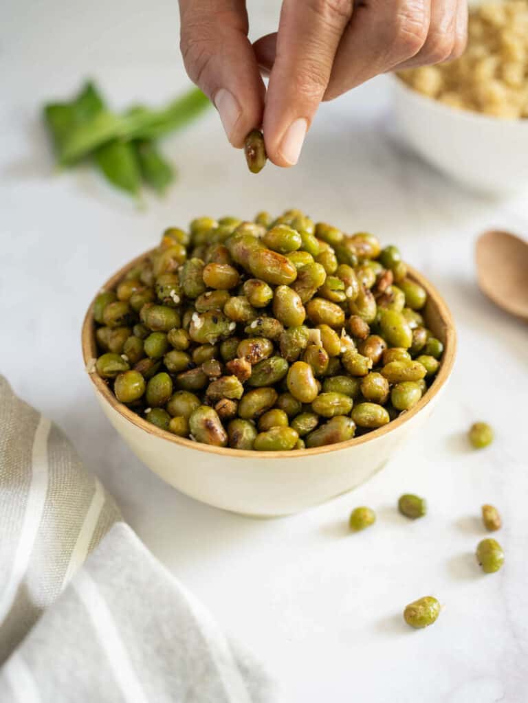 Edamames Asados | Nómadas Gourmet