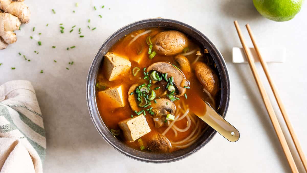 Sopa de tofu coreana • Nómadas Gourmet