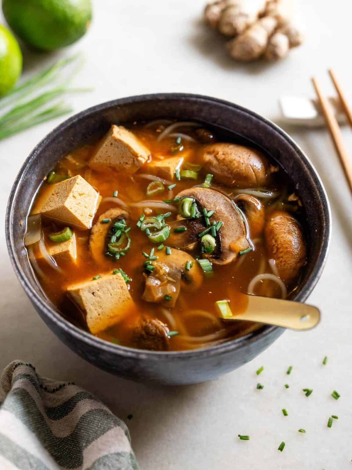 Sopa de tofu coreana • Nómadas Gourmet